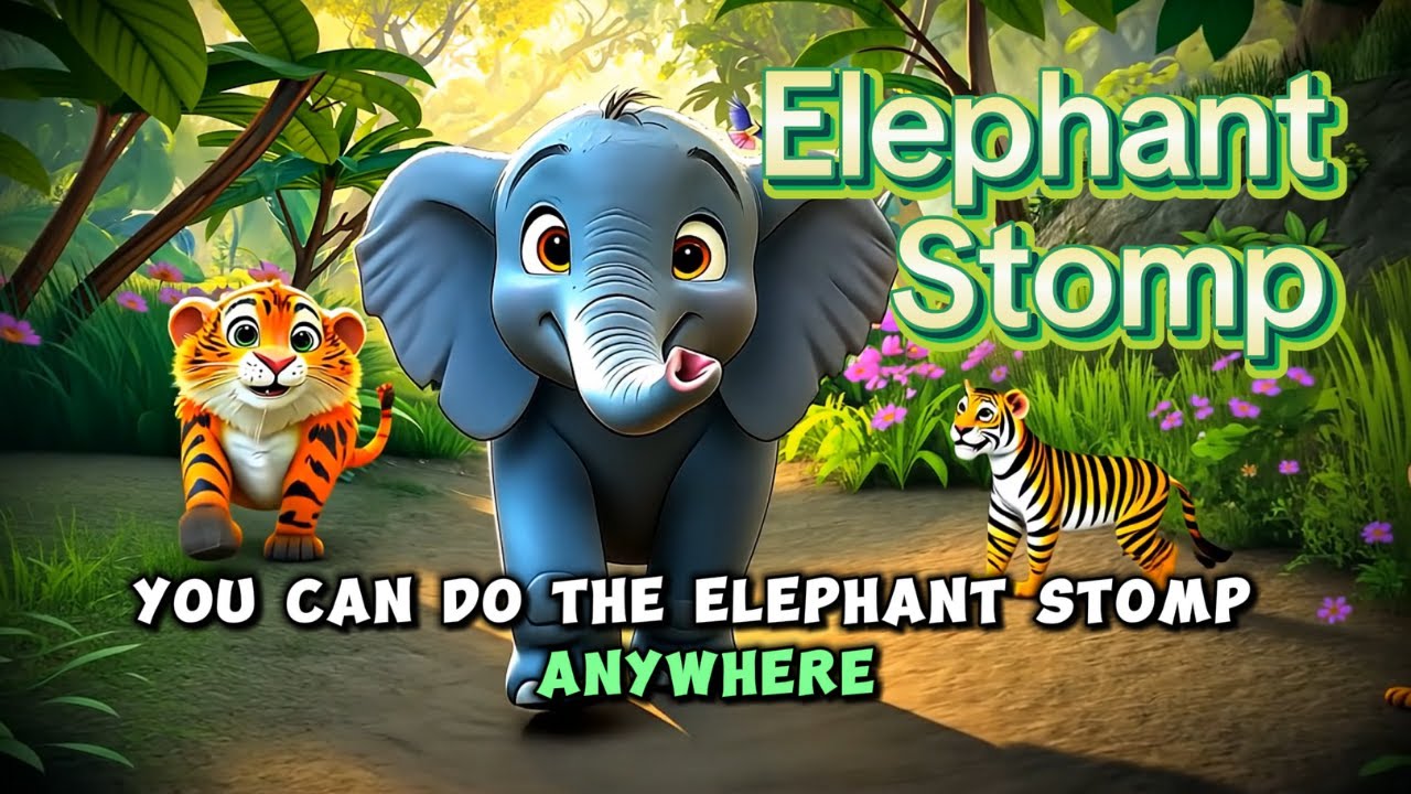 Elephant Stomp! Fun Dance for Little Kids - YouTube
