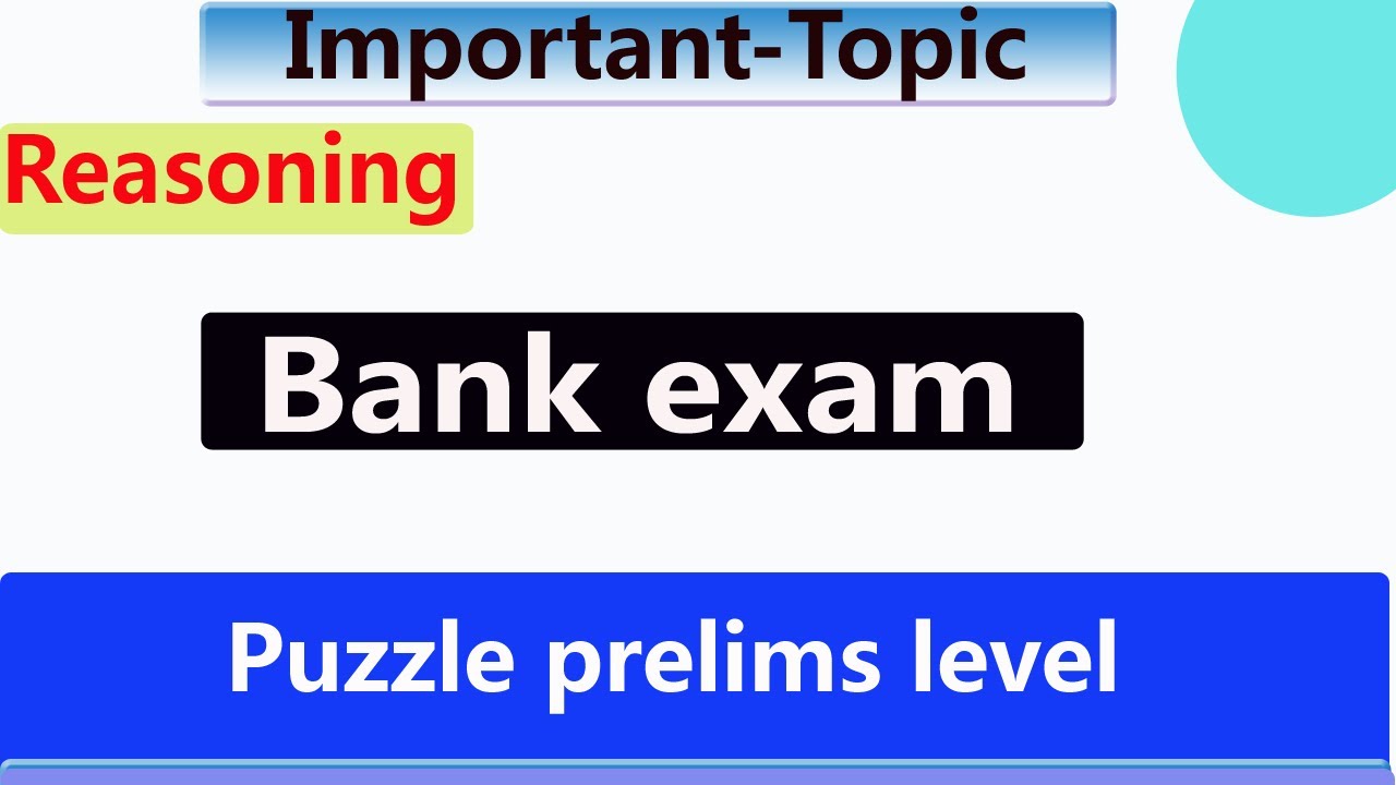 puzzle exam preparation, - YouTube