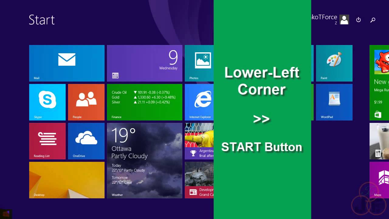 Windows 8.1 - The Basics For New Users - YouTube