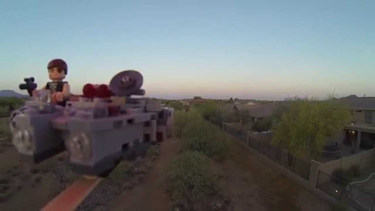 DJI Phantom 2: Lego Millennium Falcon - YouTube