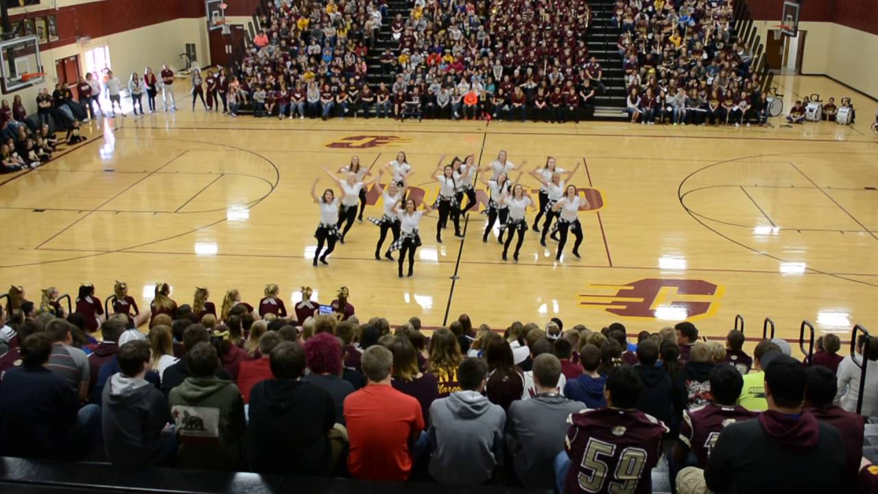 2016-10-14 Homecoming Pep Assembly M-Squad - YouTube