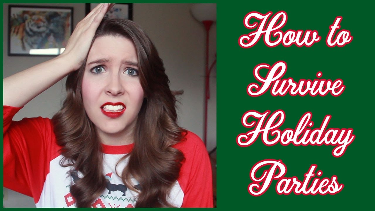 How to Survive Holiday Parties (When You Have Social Anxiety) - YouTube
