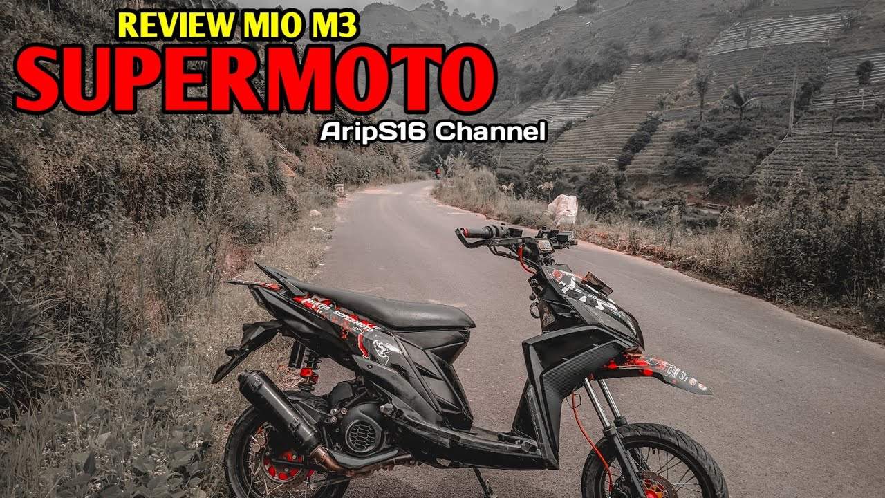 REVIEW mio M3 modif maticsupermoto - YouTube