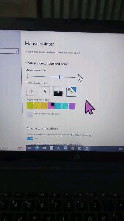Mouse Cursor Size and Color Kaise Change Kare #mousecursor #mouse #gramintech - YouTube