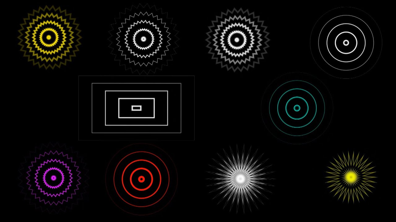 Radio Waves Effects | Black - Green - Blue background - YouTube