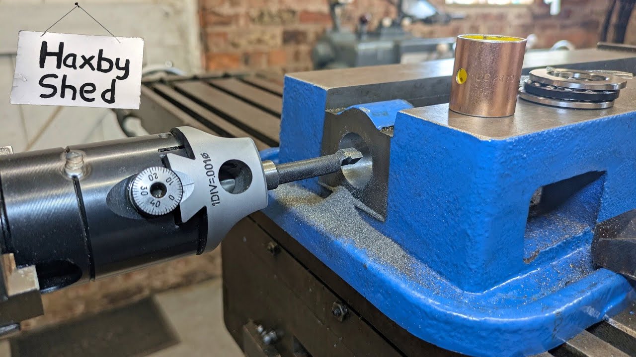 HS317 Vevor milling vice improvements – bushing & bearing - YouTube