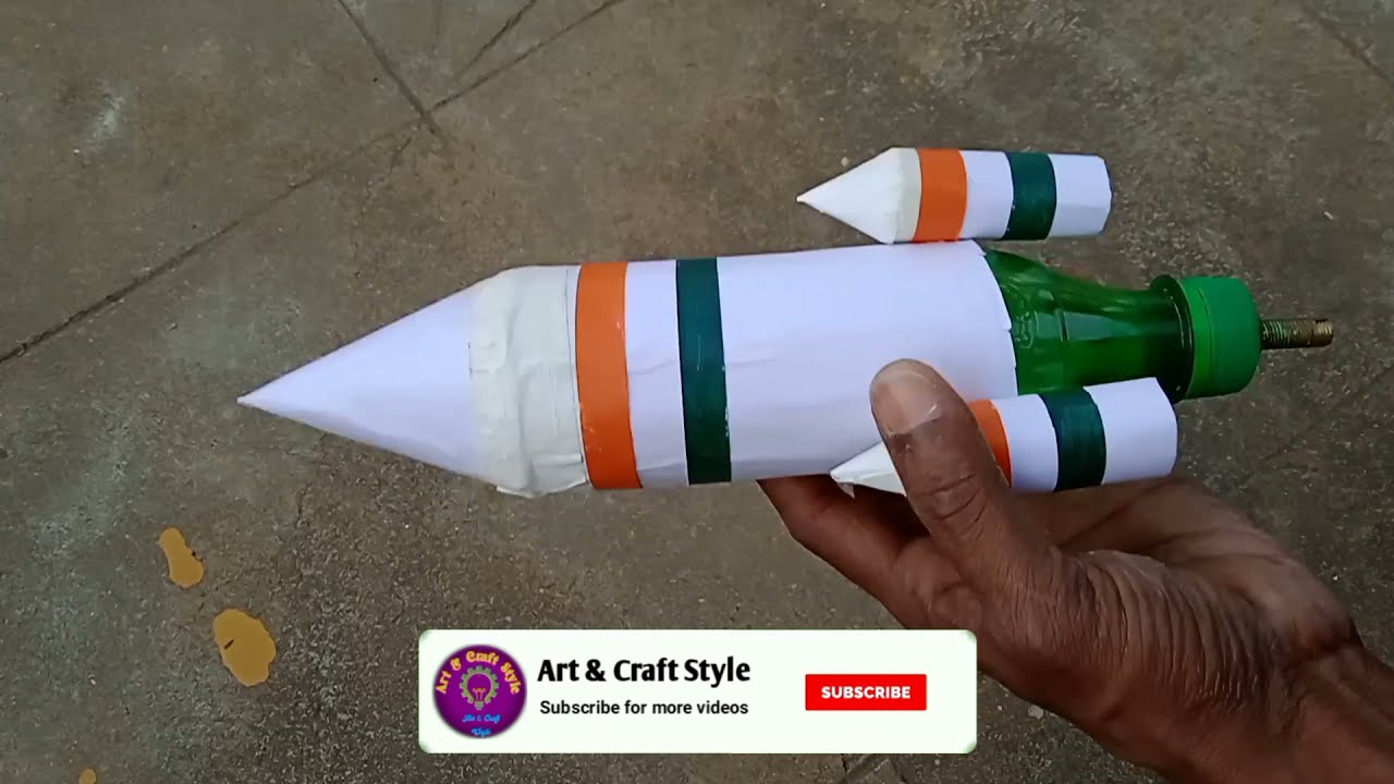 how to make a missile rocket With Water Bottle || Plastic Bottle jet ...