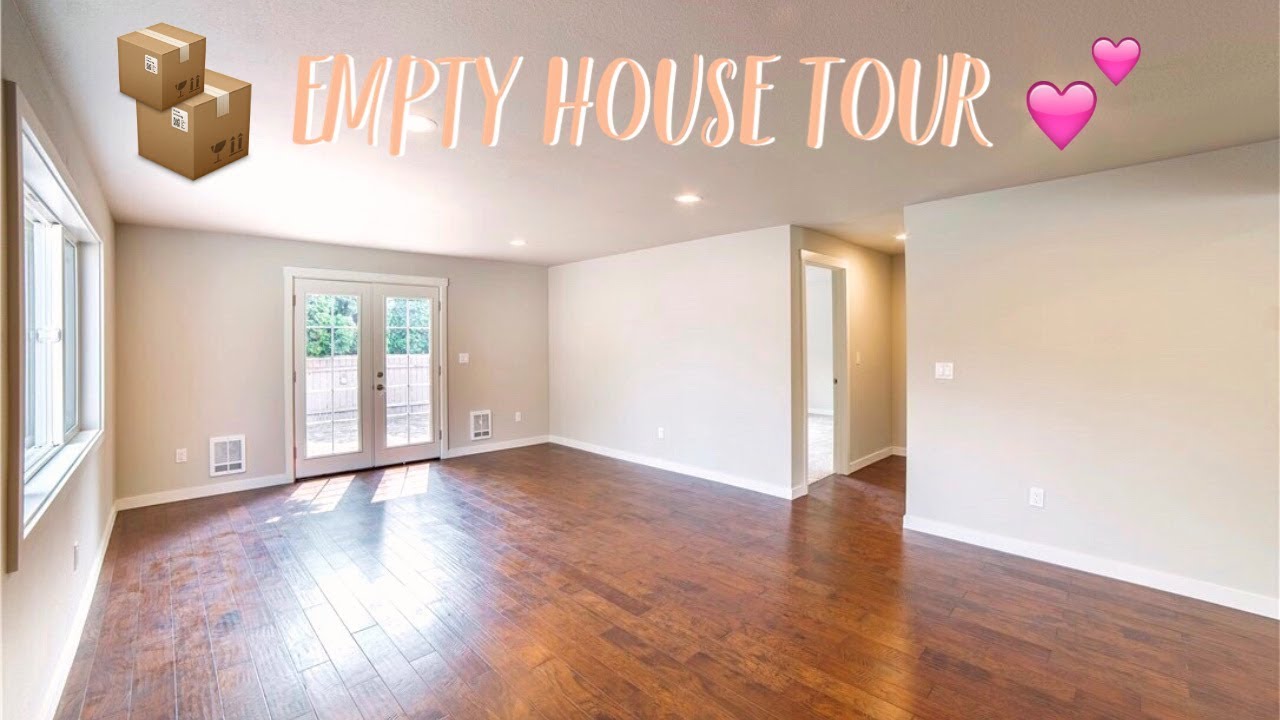EMPTY HOUSE TOUR OF OUR NEW HOME! - YouTube