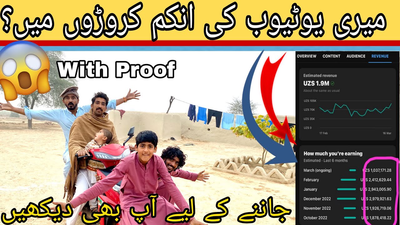 Youtube Earnings | Monthly Earnings | Earnings With Proof 2023 - YouTube