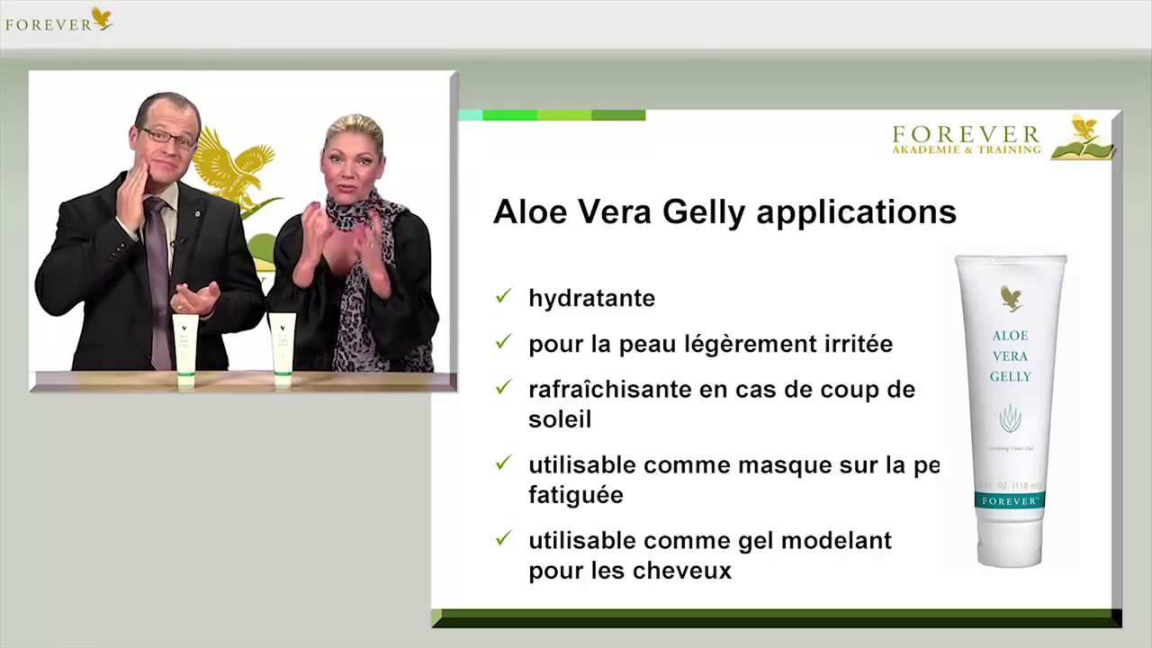 CREME GELEE D'ALOES DE FOREVER 61 - YouTube