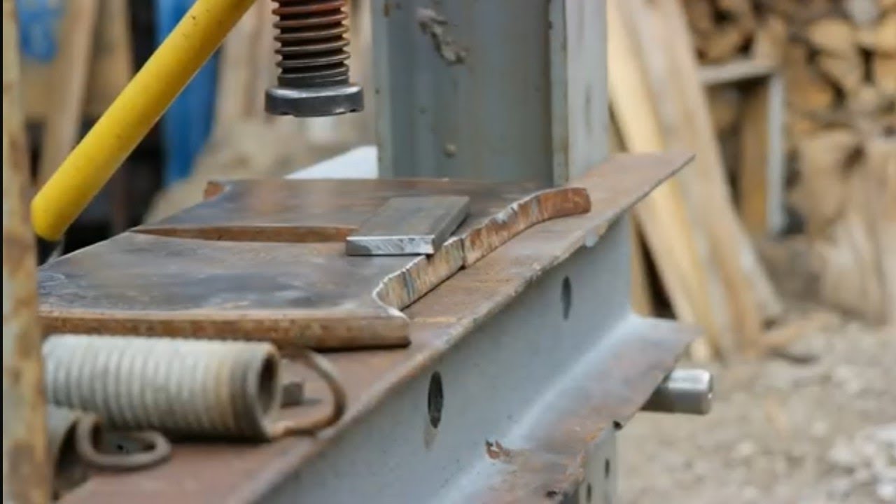 Hydraulic Press - hydraulic press build - YouTube