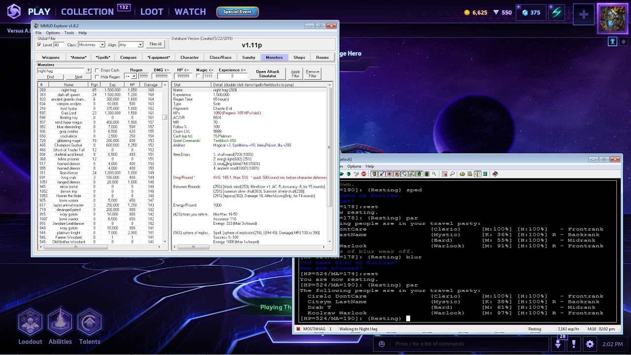 Boss: night hag | MajorMUD 099 - YouTube