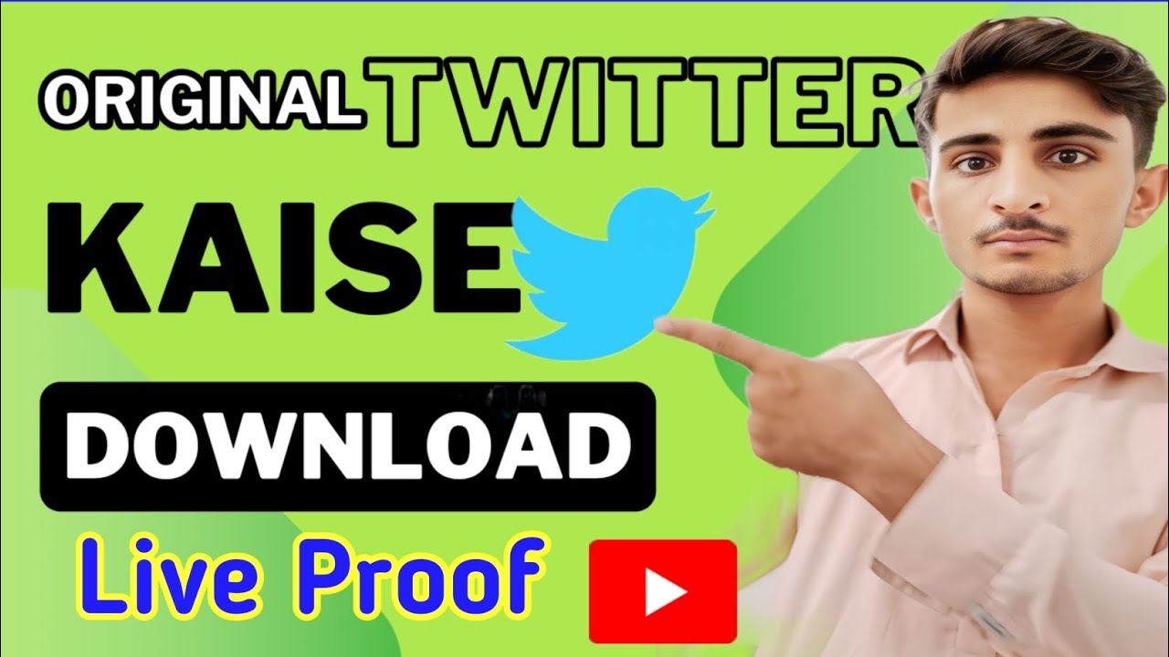 Original twitter kaise download kare - YouTube