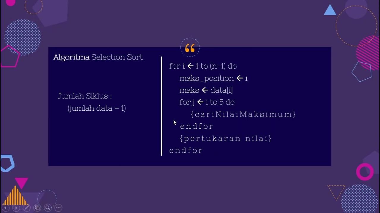 Pemrograman Dasar Pascal - Selection Sort - YouTube