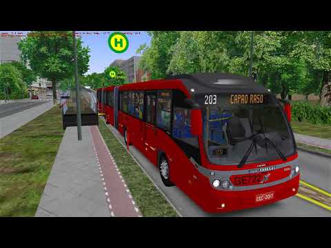 [OMSI 2] Biarticulados de Curitiba #2- Linha 203 Sentido Capão Raso Expresso + G27 #OMSI2 #OMSI