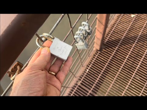 why do people place "LOVE LOCKS" in public parks?? - YouTube