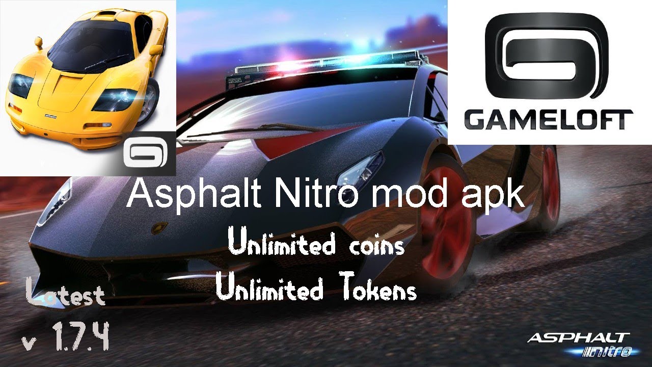 Asphalt Nitro Mod Apk 1.7.4 [Unlimited money] [Unlimited token ...