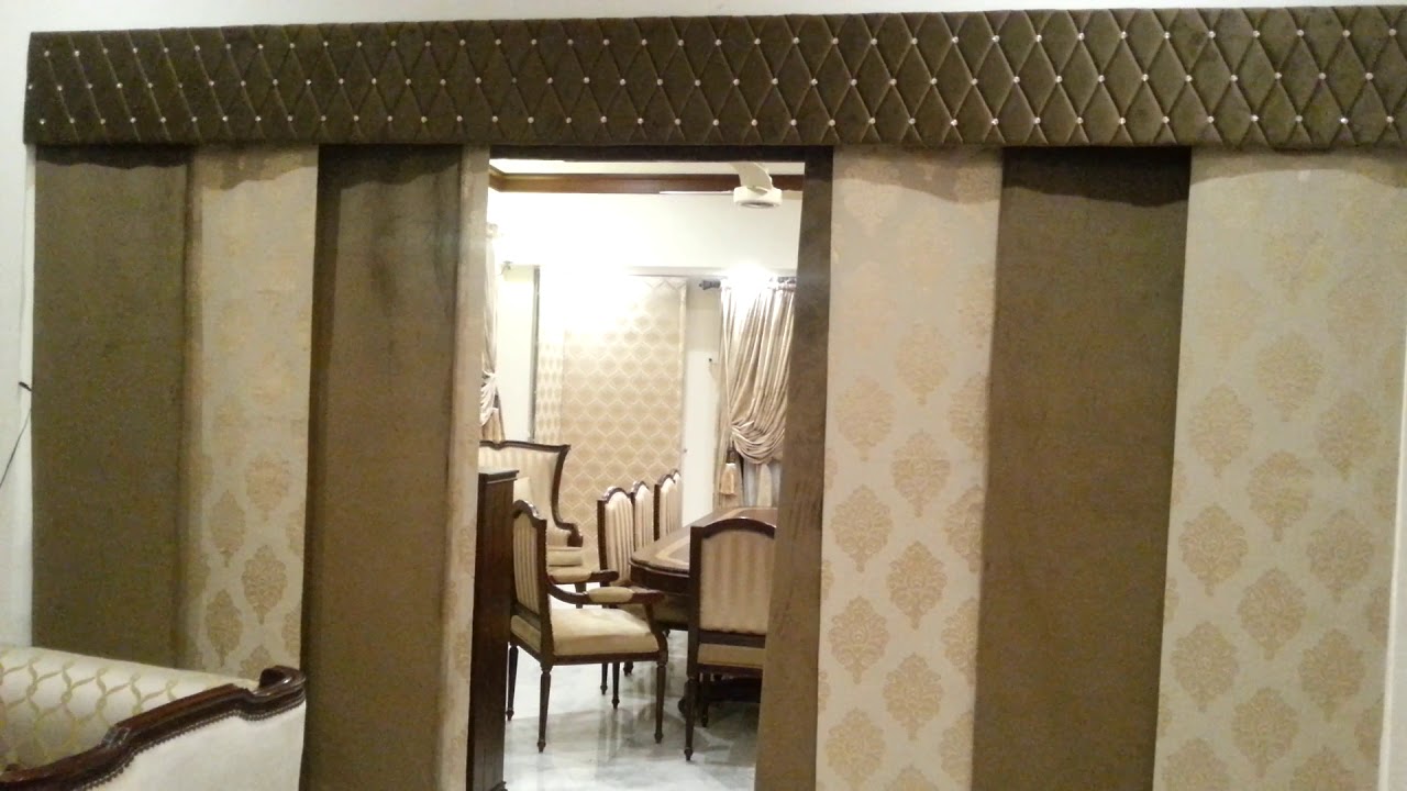 Motorized slide panel track system - YouTube