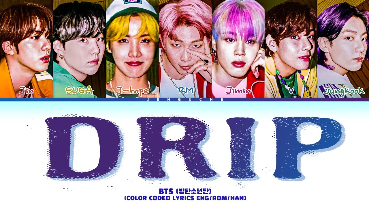 ⧼IA COVER⧽ BTS (방탄소년단) DRIP (Original: BABYMONSTER) Lyrics (Color Coded ...