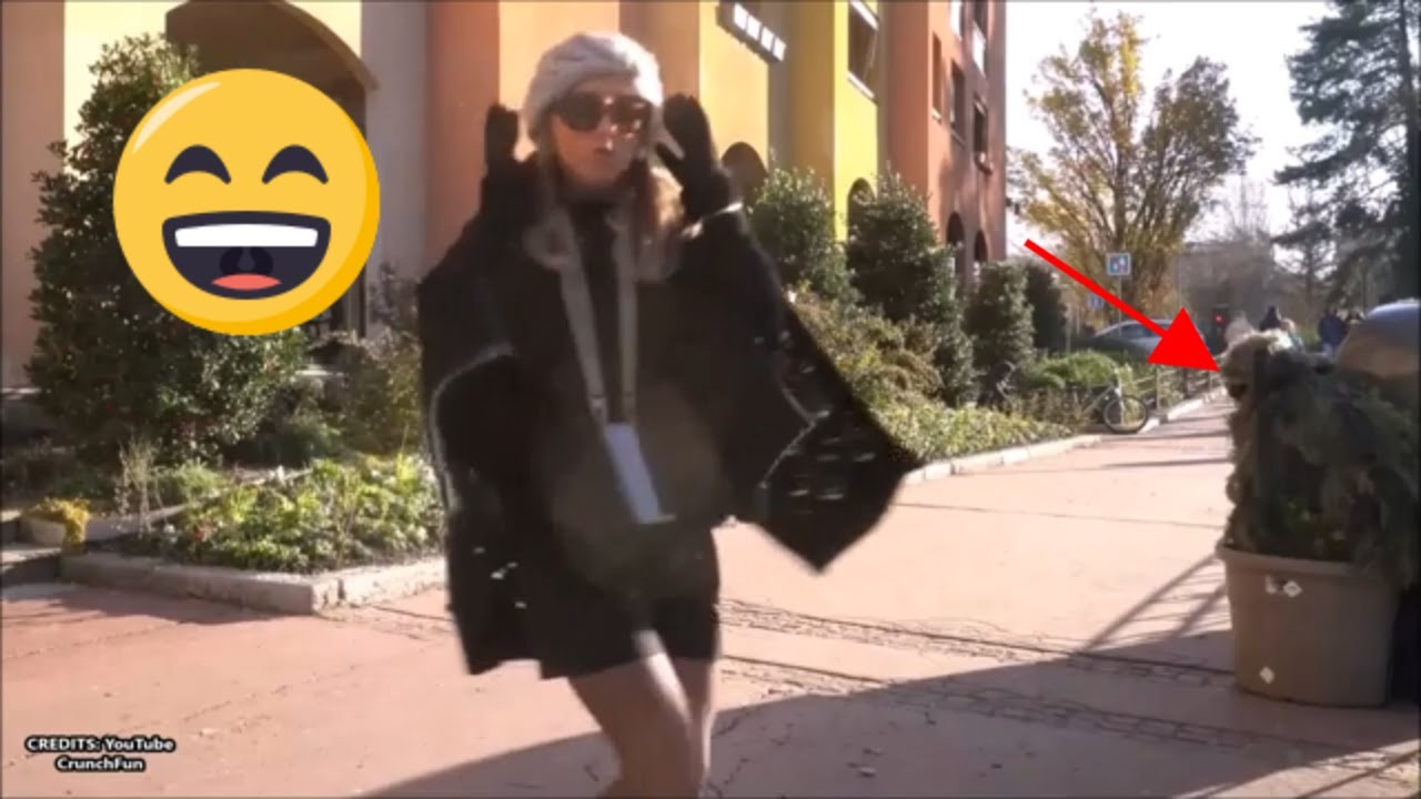 Funniest Bushman prank #1310 in Europe 😄 @ZoiPana - YouTube