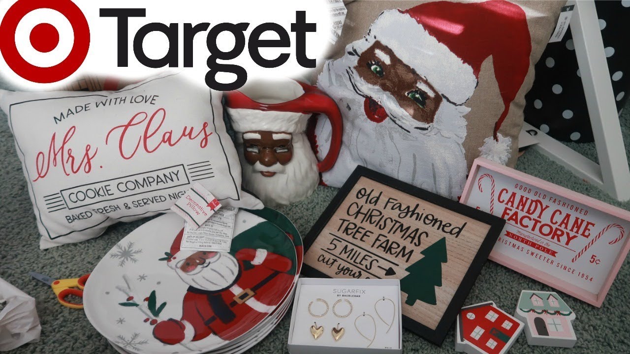 TARGET CHRISTMAS HAUL 2019 / DECOR & CLOTHING - YouTube
