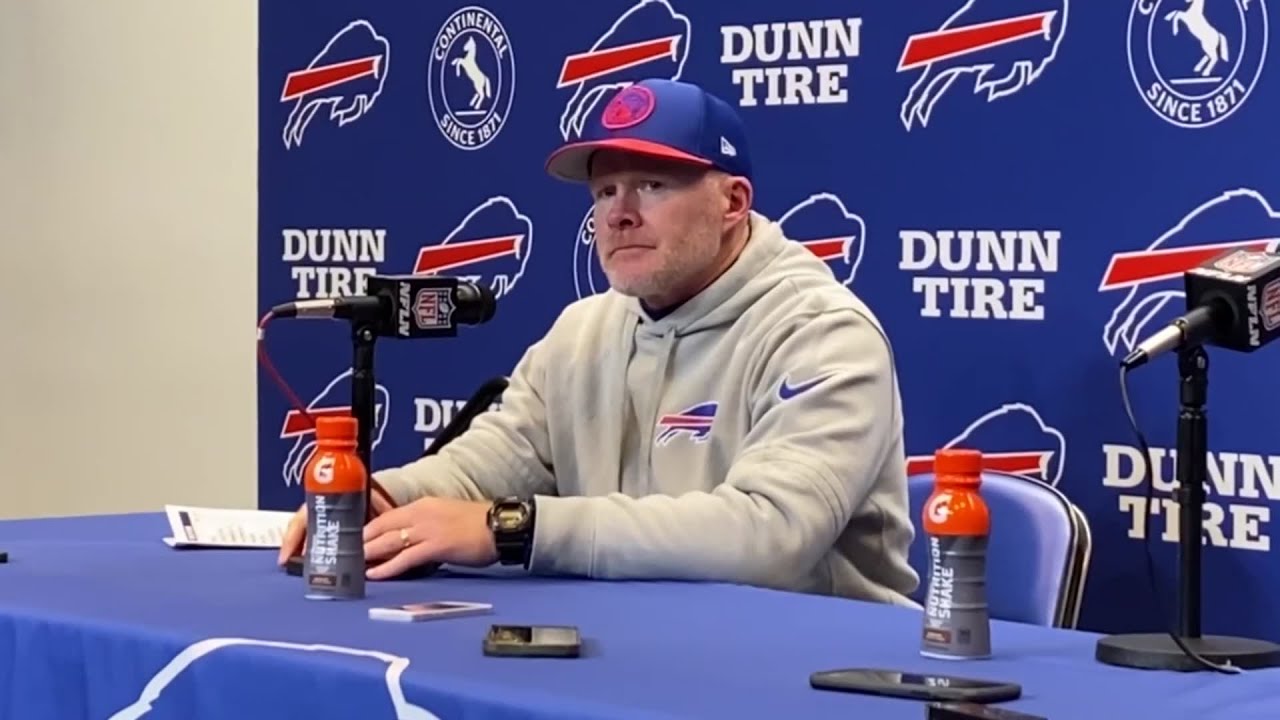 Bills coach Sean McDermott on Buffalo's resilience this season - YouTube