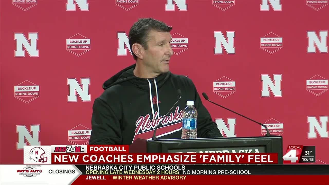 New Husker coaches praise 'family' feel at Nebraska - YouTube