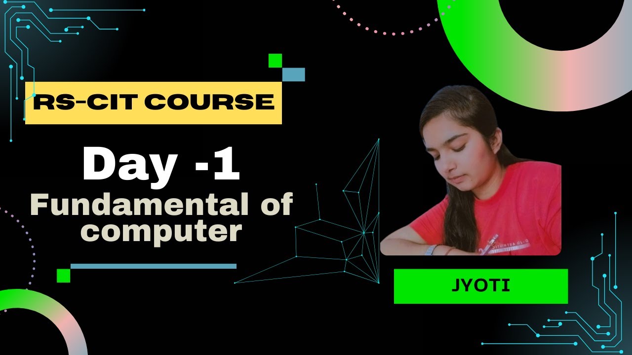 Fundamental of Computer. RS-CIT Course Day 1 - YouTube