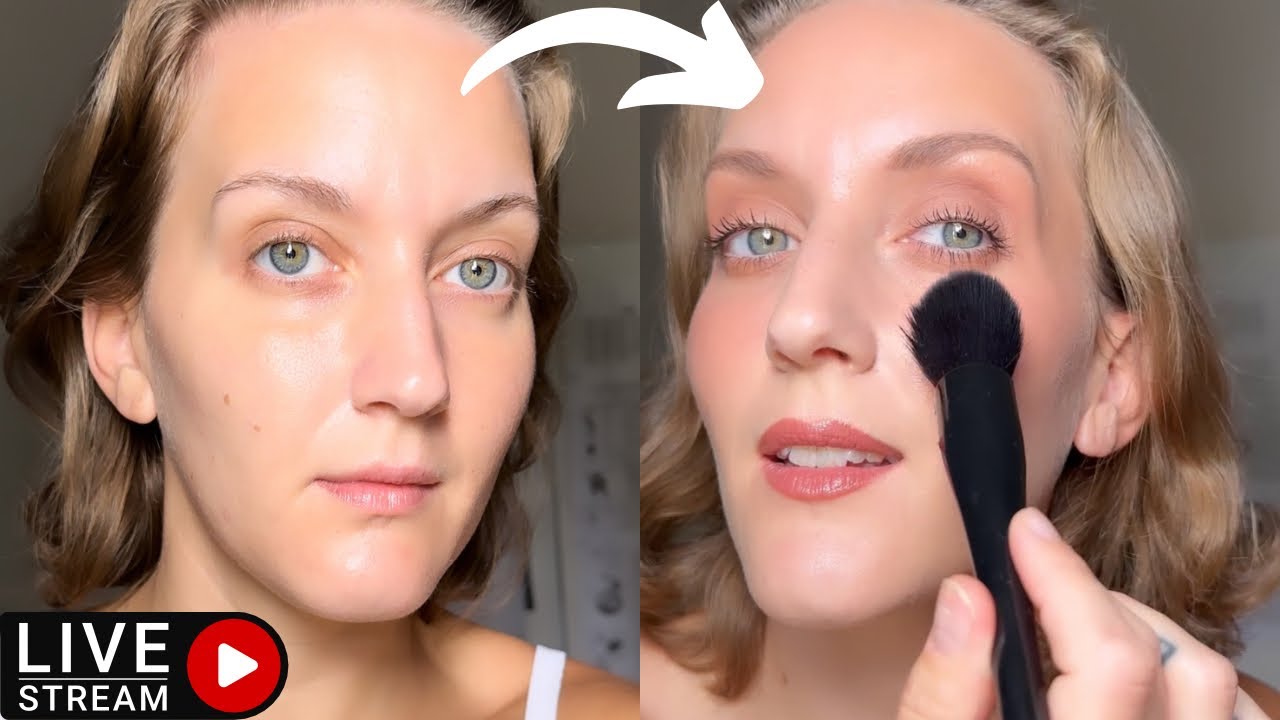 LIVE GRWM: Full Foundation Routine - YouTube