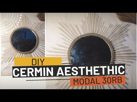 DIY Cermin Aesthetic | DIY Room Decor | cara membuat cermin aesthethic ...