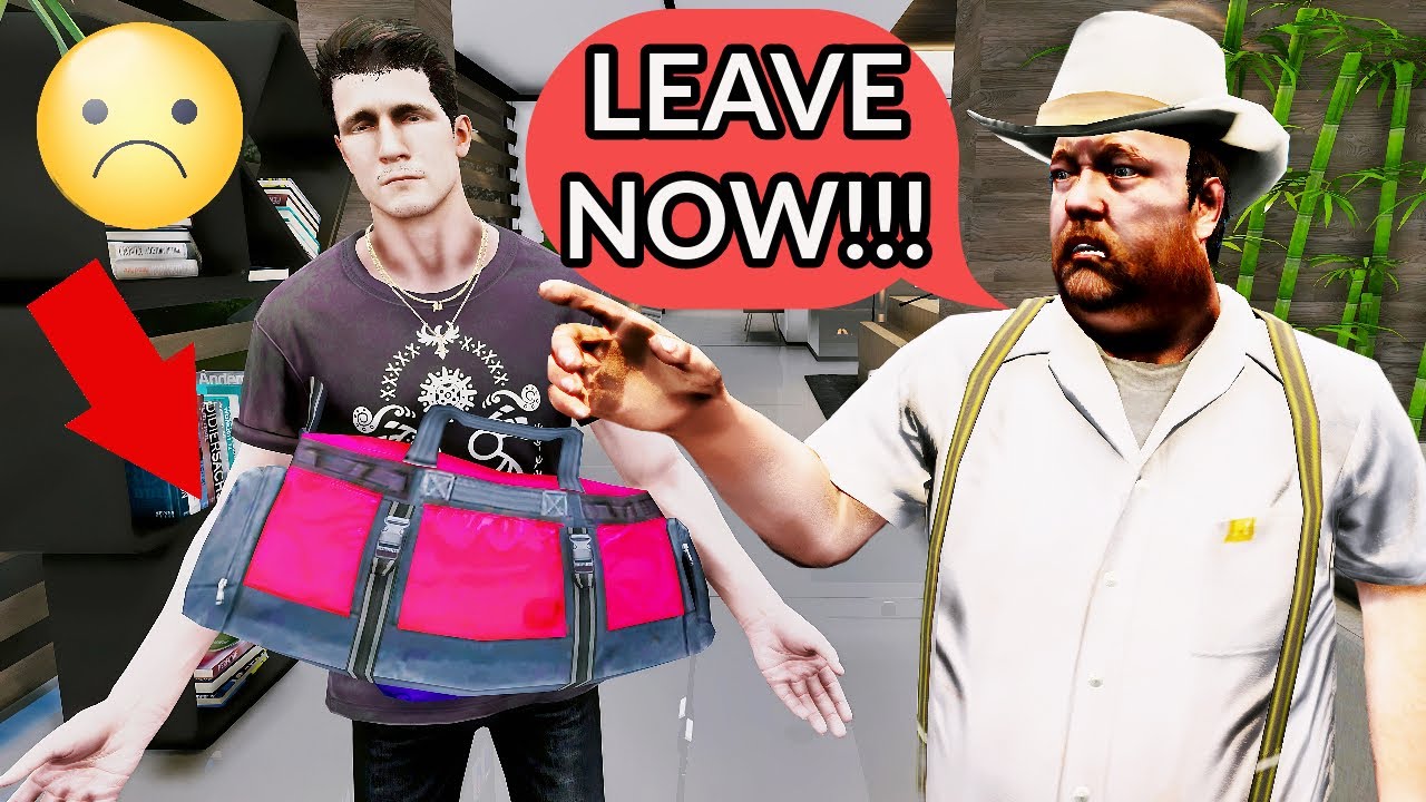 GTA 5- 😲Dad KICKS OUT TIMMY OUT OF HIS MANSION -GTA 5 REAL LIFE COUPLES ...