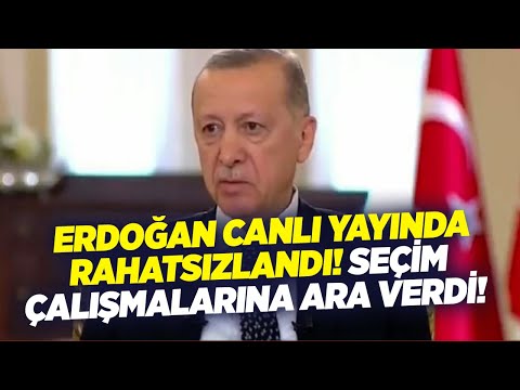 Erdoğan Canlı Yayında Rahatsızlandı! Seçim Çalışmalarına Ara Verdi! | Savaş Kerimoğlu KRT Ana Haber