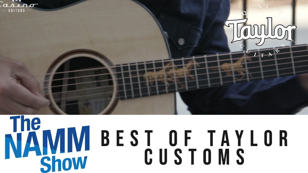 The 5 Best Custom Taylor Guitars From The NAMM Show - YouTube