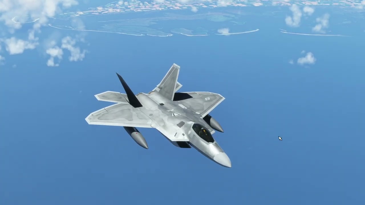 Flight Sim 2020 - F-22 from Top Mach Studios - YouTube