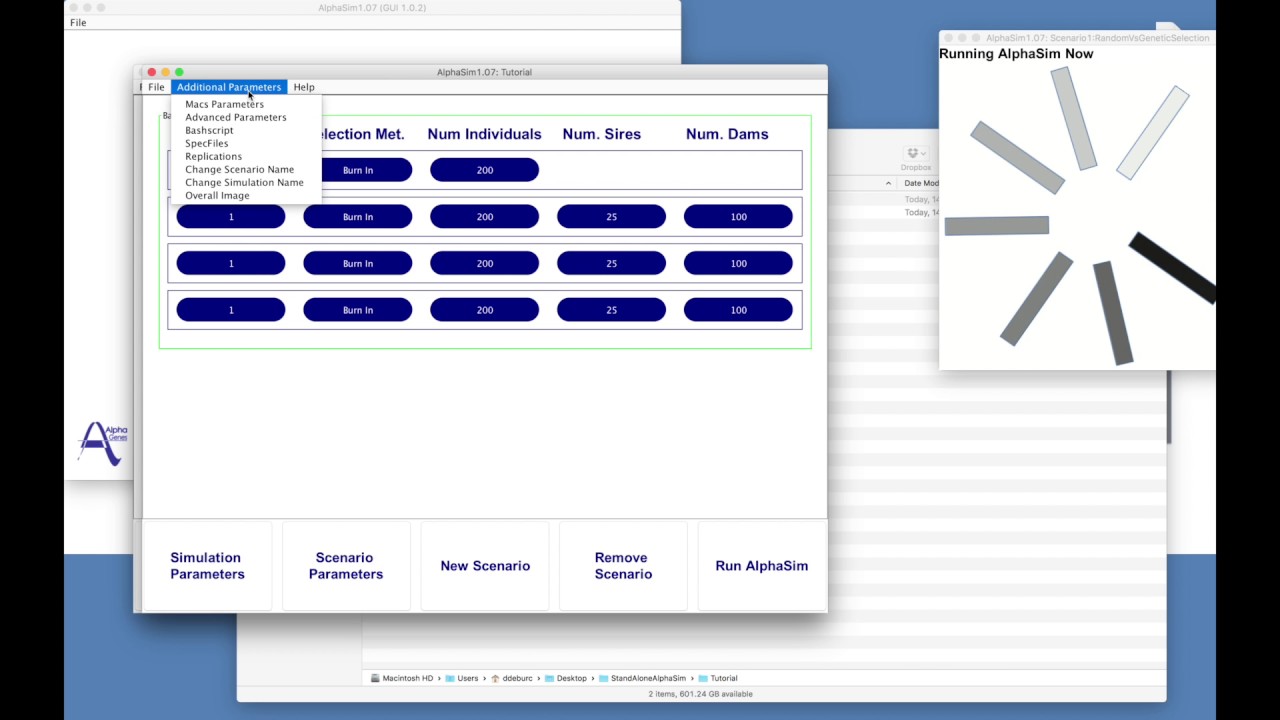 AlphaSim: Additional Running Options - YouTube