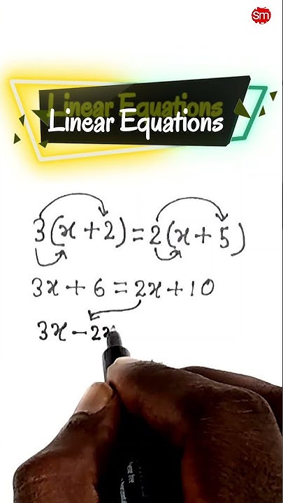 linear Equations Tricks | Solve Any Linear Equation Within 5 Second | # ...