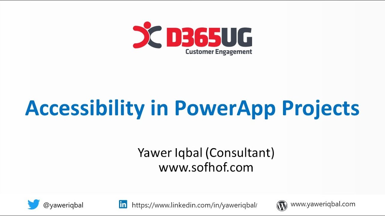 Accessibility in PowerApp Projects - YouTube
