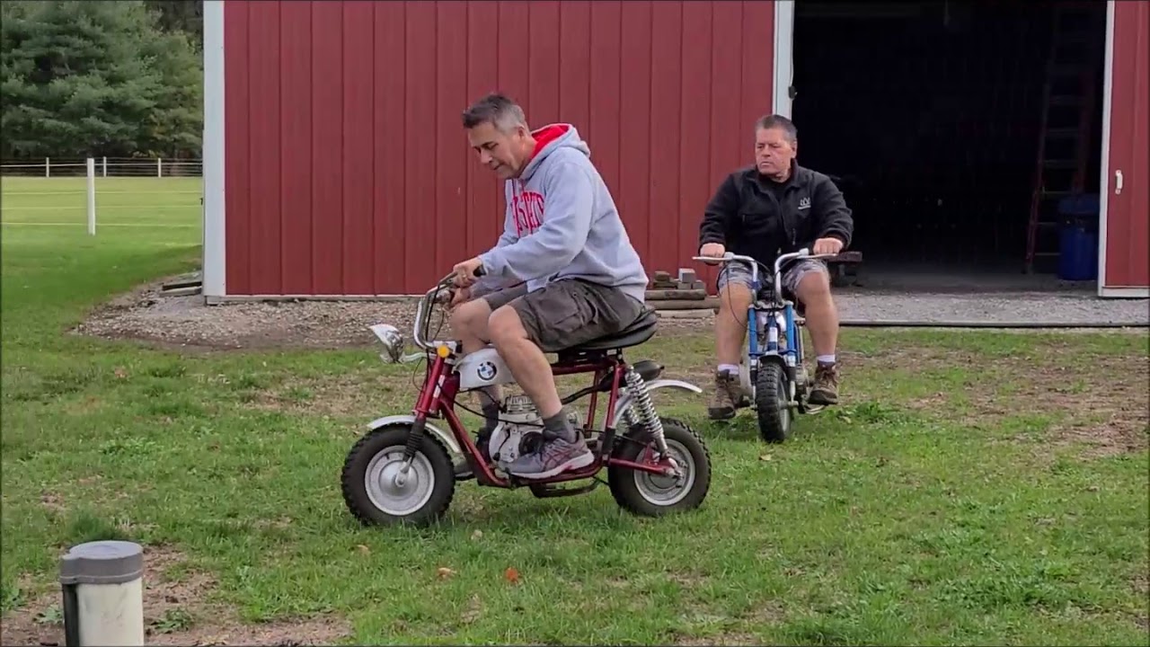 Ram Jet & Trail Jet Vintage Old School Mini Bikes - YouTube