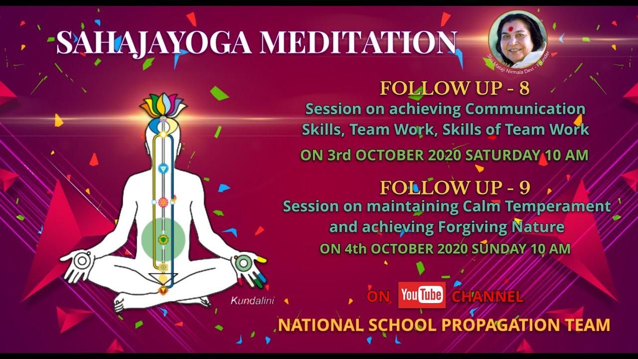 Session on maintaining calm temperament and achieving forgiving nature ...