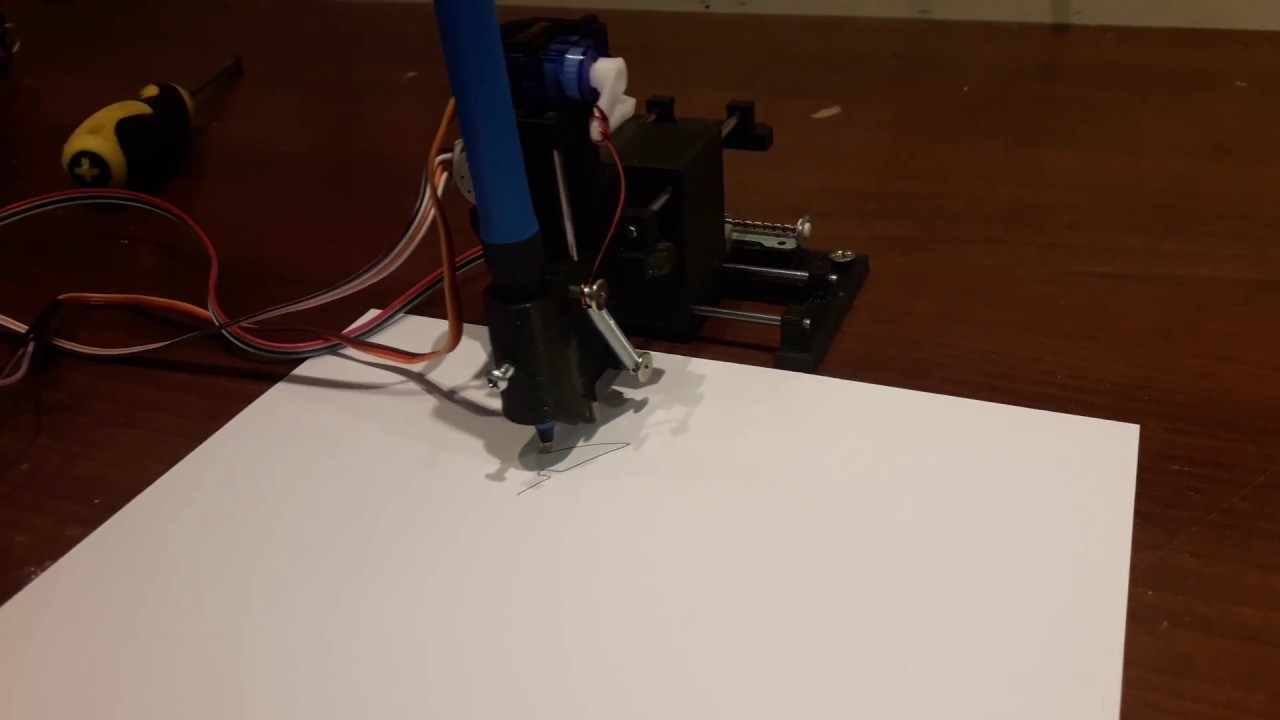 Mini Plotter + Arduino + GRBL Shield + DVD Stepper Motors + Inkscape ...