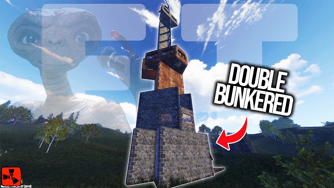 The E.T - The Greatest Solo Bunker Base Design in Rust (console) - YouTube