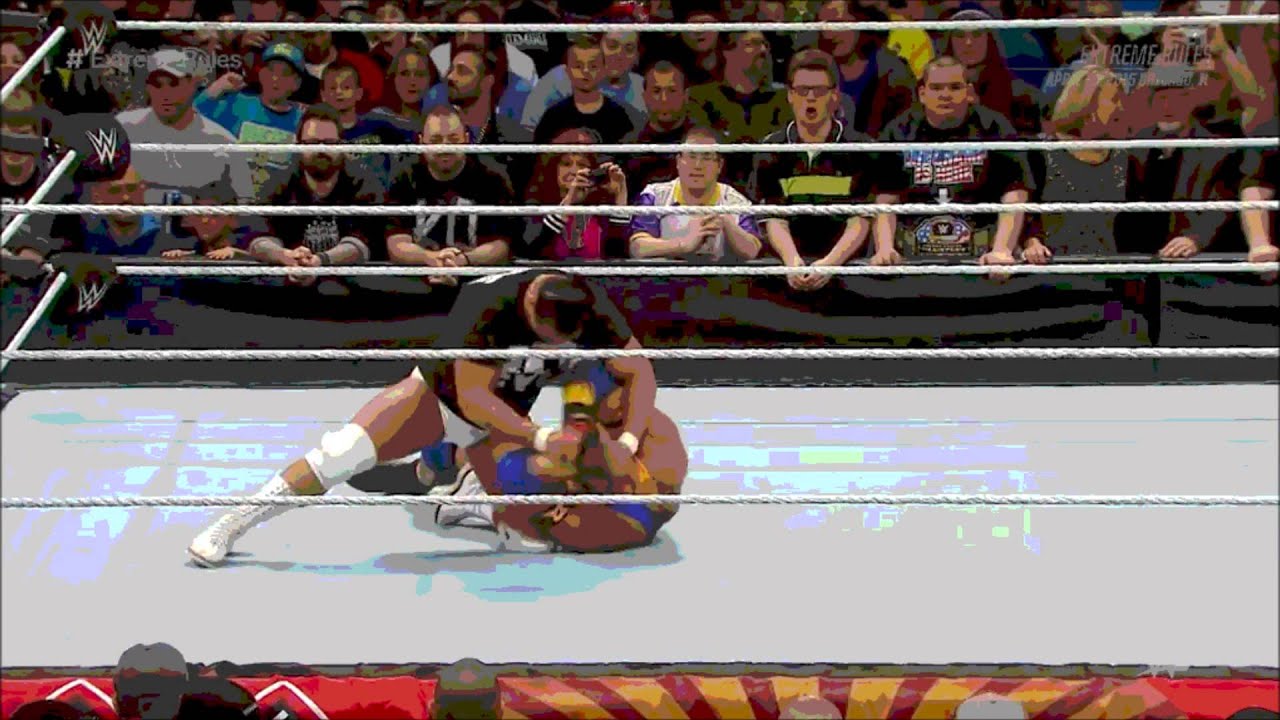 REACTION: Ryback vs Bo Dallas WWE Extreme Rules 2015 - YouTube