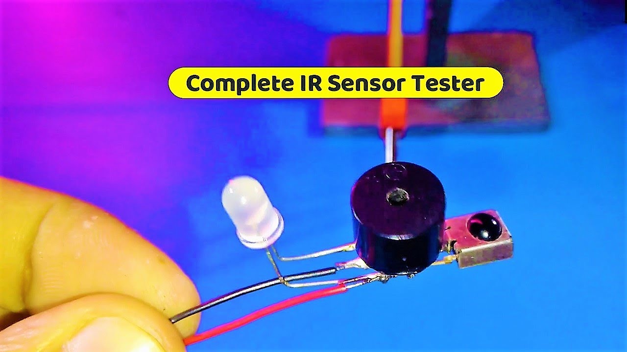 How to Make IR Remote Tester Circuit | Mobile phone sensor tester ...