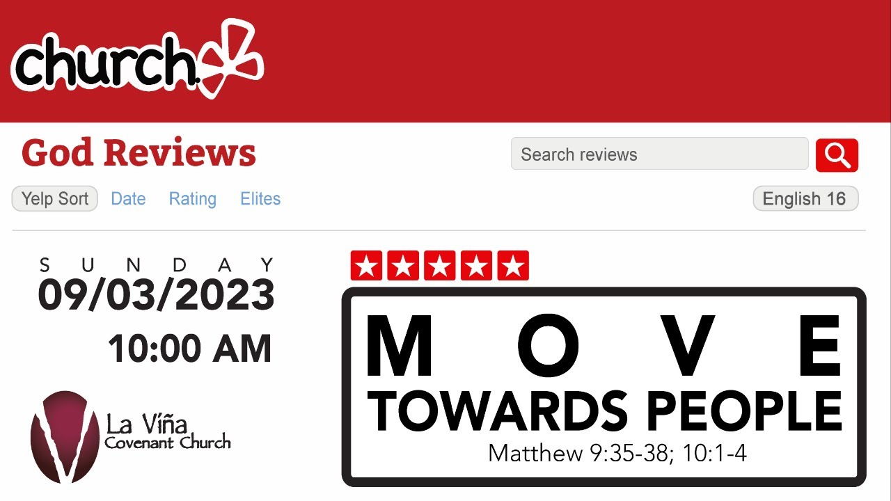 Sermon: Move Towards People - YouTube