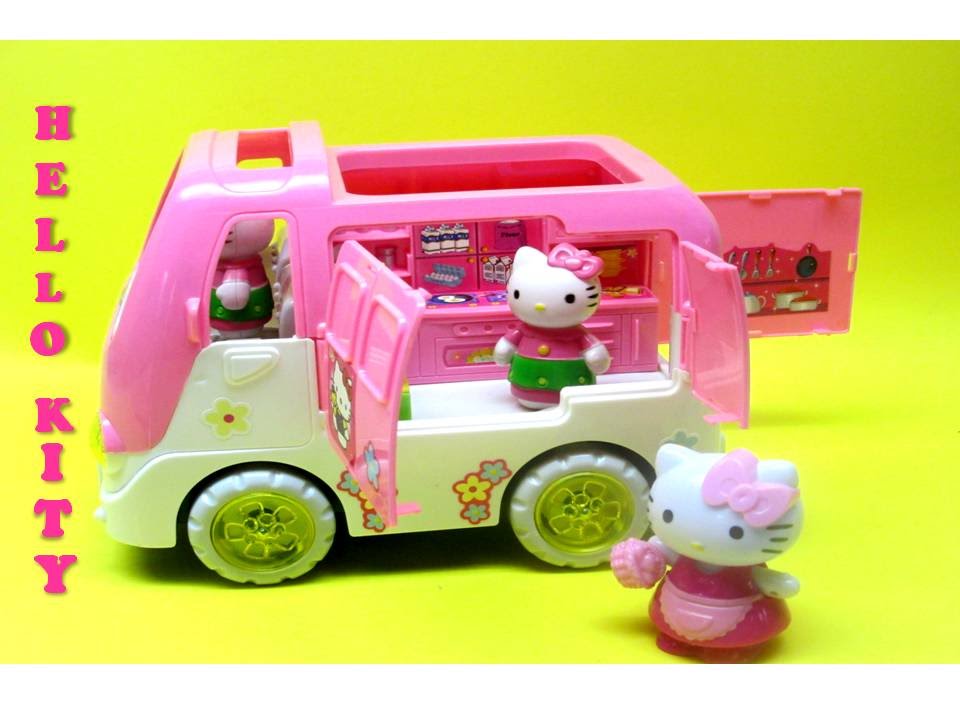 Hello Kitty Sanrio Velluta Camper Van Snack with Music and Light ...