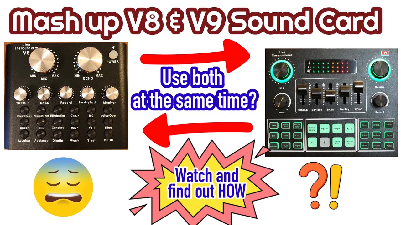 V8 and V9 Mash up. Connect / Use them both at the same time? Is it ...