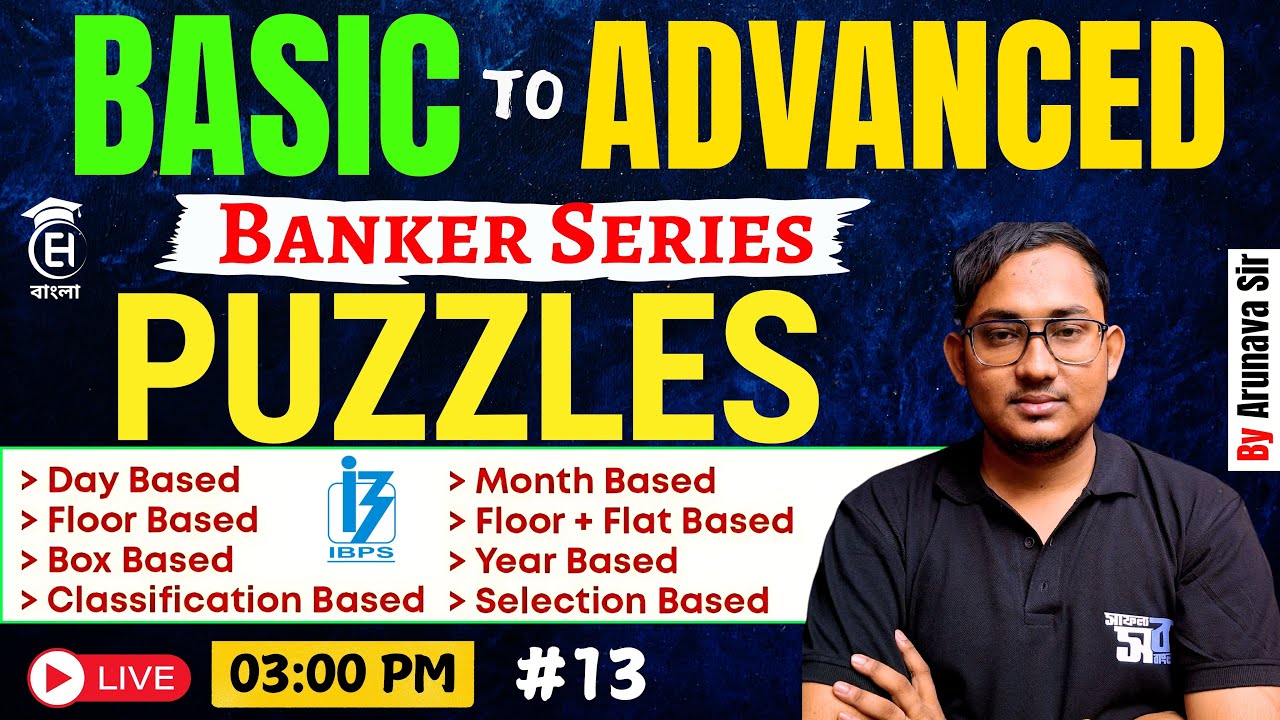 Bank Exam Puzzle Class | Basic To Advanced Puzzle Tricks | Day, Floor, Box, Year Based Puzzle ...