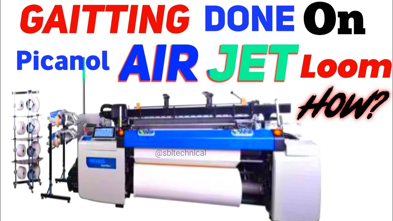 How to beam gaiting on Picanol airjet jet loom. Picanol Omni plus I ...
