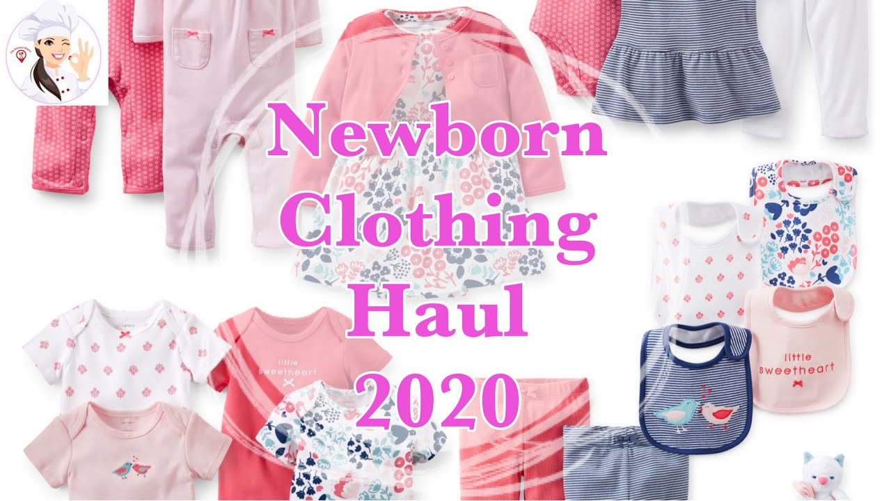 Newborn Clothing Haul 2020 - Baby Girl Clothing Haul - What We Got For ...