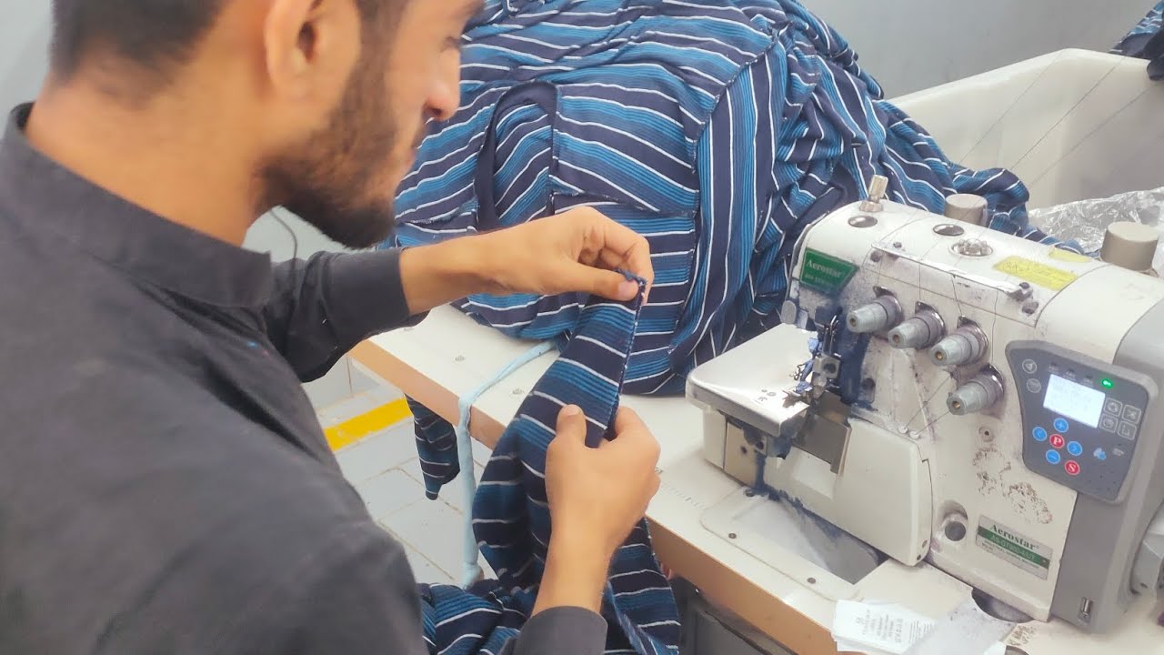 t-shir top side stich high speed operator @mountfujitextile6596 - YouTube